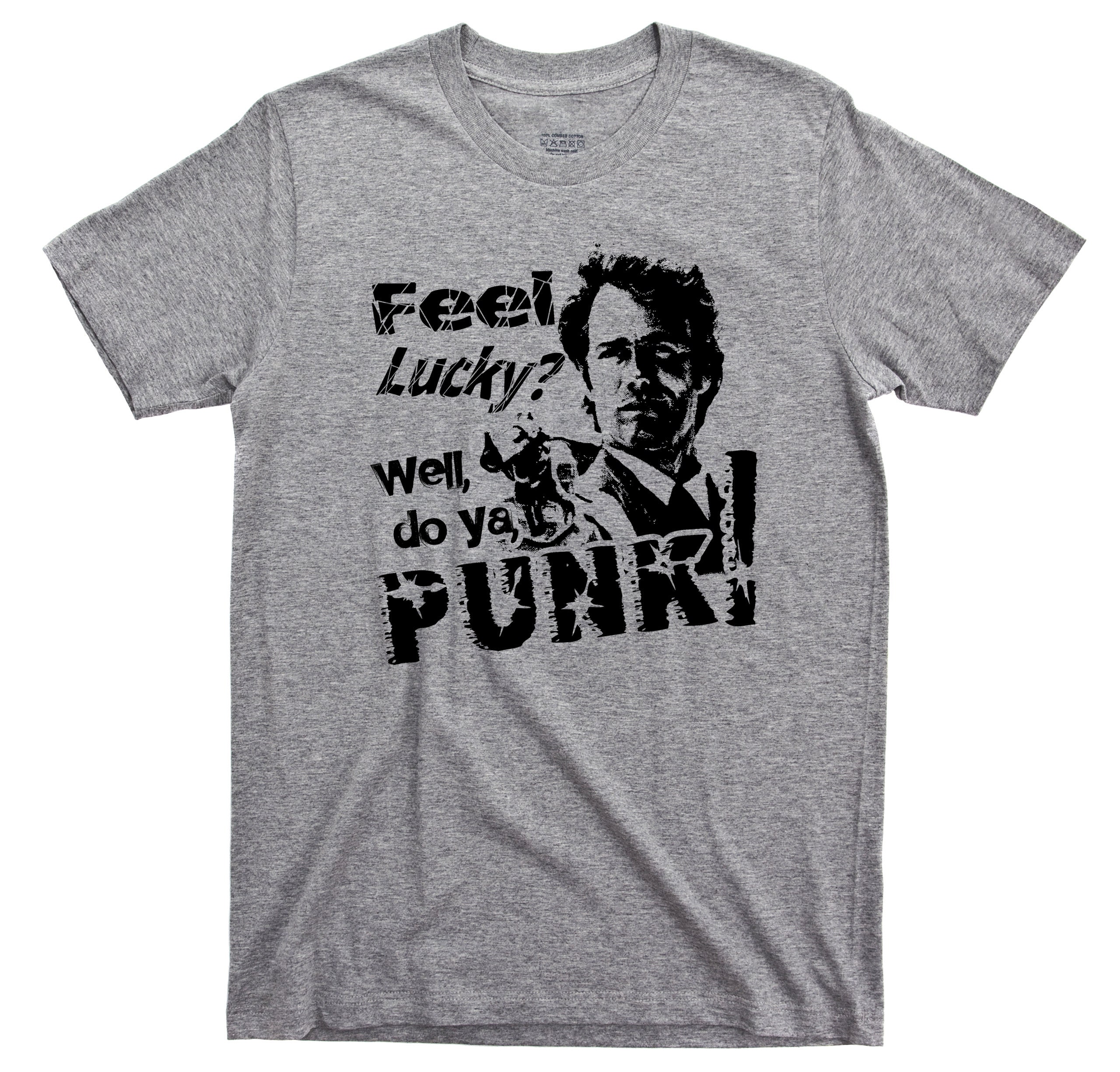 Feel Lucky Well Do You Punk T Shirt Dirty Harry Clint | Etsy