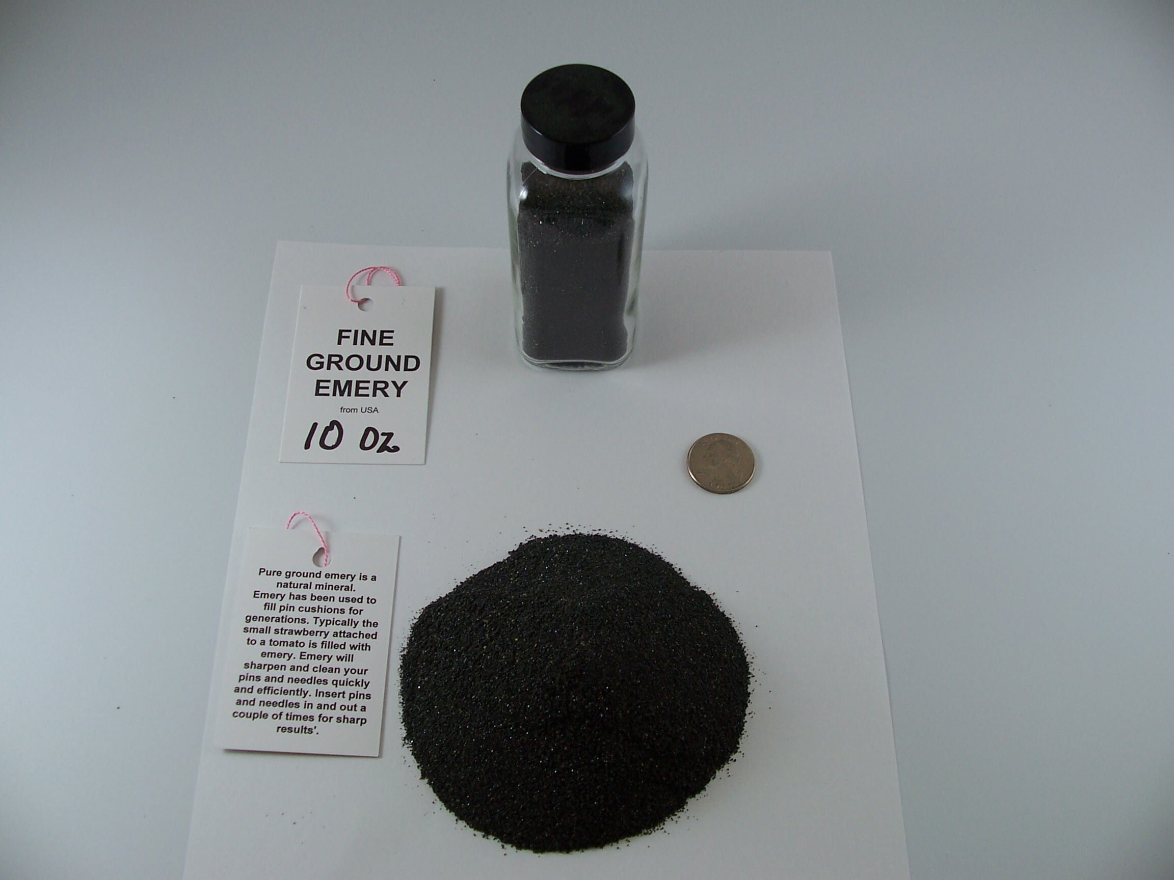 Fine Ground Emery for Sewing Projects & Pin Cushions From USA - 10 Oz ...