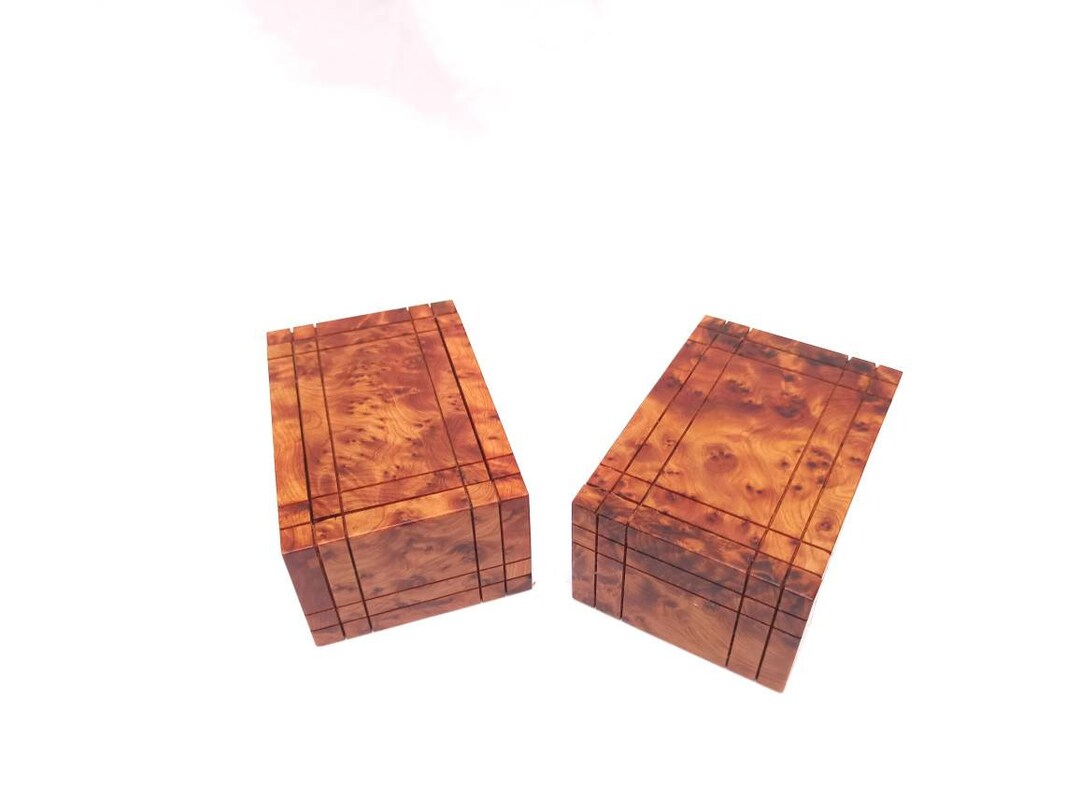 Fast Shipping Set of 2 Wooden Puzzle Boxes Secret Jewelry Box Case ...