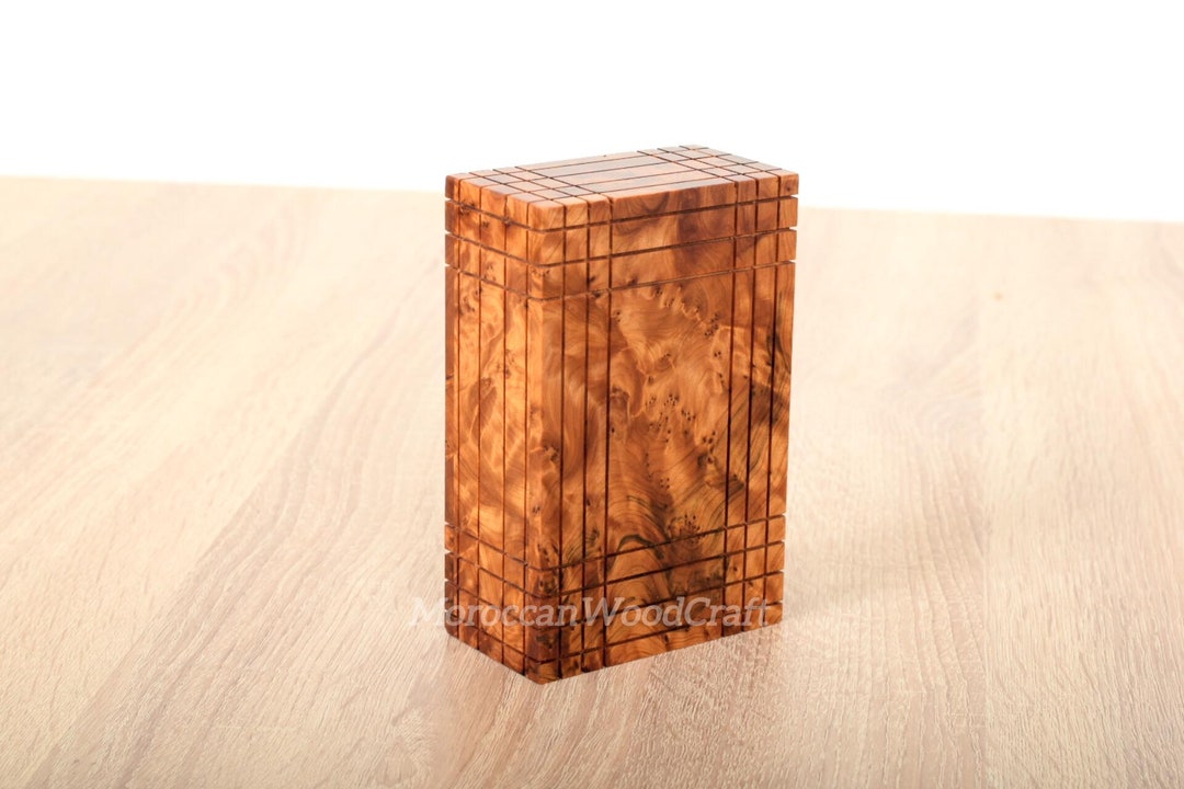 Wooden Secret Box Money Puzzle Box , Hand Carved Jewelry Box With a ... Wooden Secret Box Money Puzzle Box , Hand Carved Jewelry Box With a ...