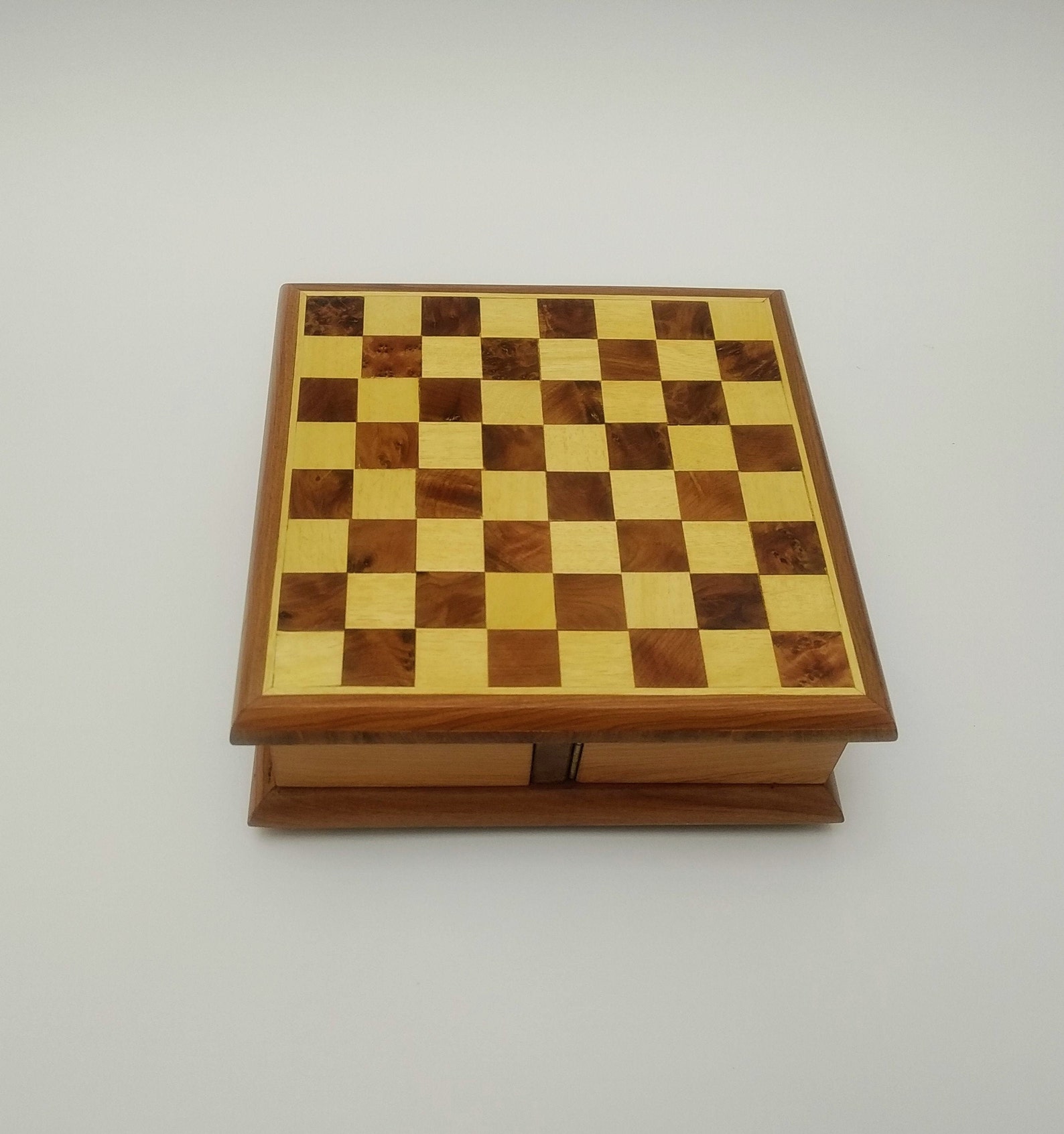 Wooden Chess Game Wooden Jewelry BOX Secret Box for Small - Etsy