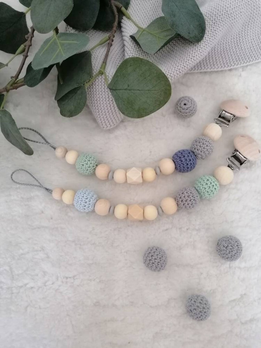 Pacifier Necklace With or Without Name in Desired Color Pacifier Tape ...