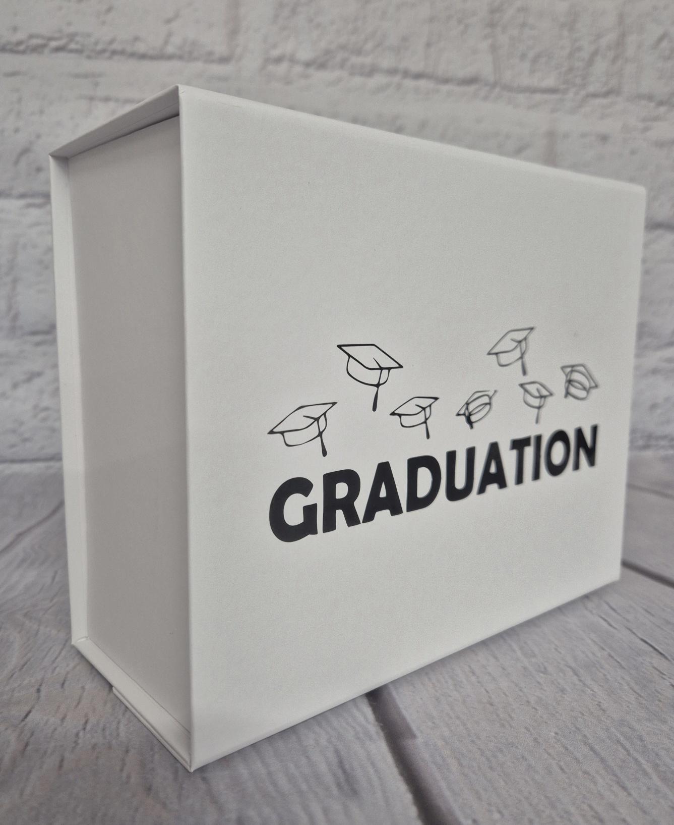 Personalised Graduation Keepsake Box: Recycled Gift With Ribbon - Etsy UK