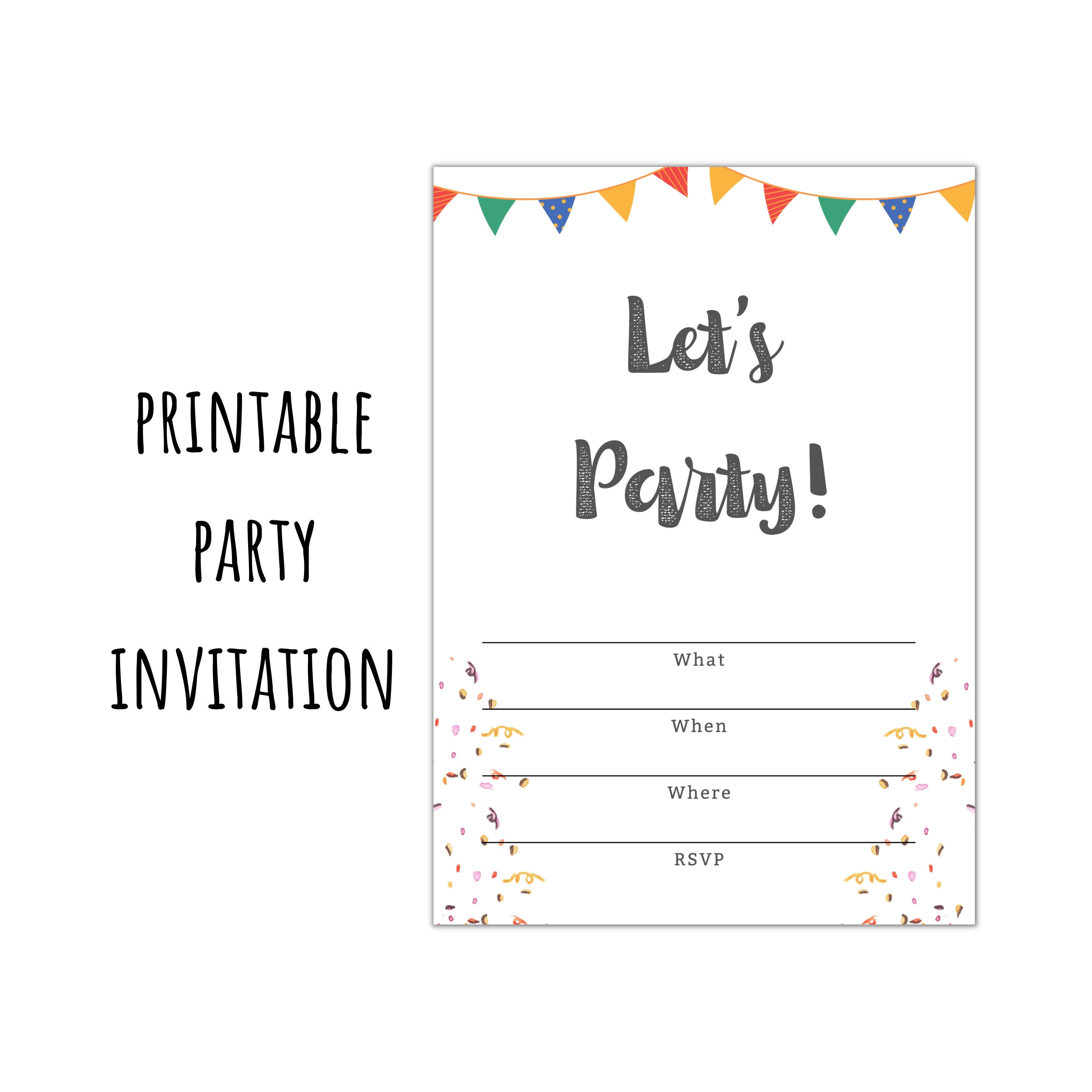 Print out invitations store