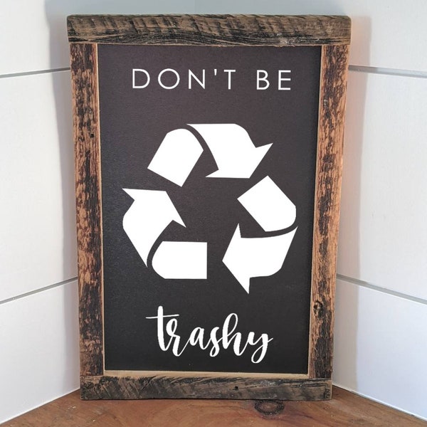 Recycled Wood Sign - Etsy