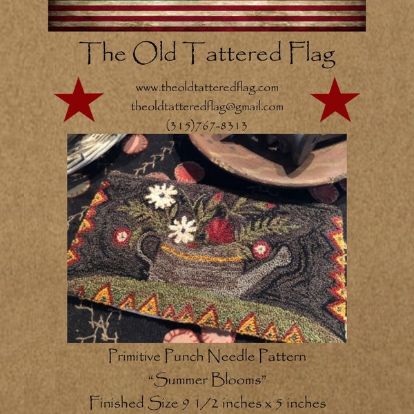 The Old Tattered Flag Punch Needle - Etsy