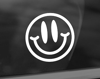 Happy Vibes Decal - Etsy