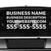 Custom Business Car Vinyl Decal Sticker - Back Windshield Custom ...