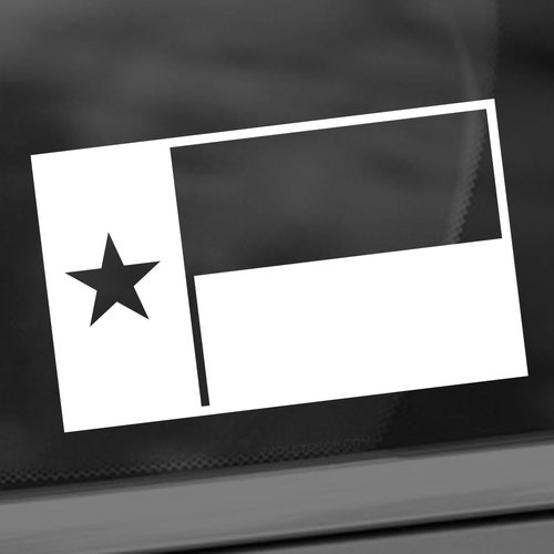 Texas State Flag Vinyl Decal American Decal Sticker - Etsy