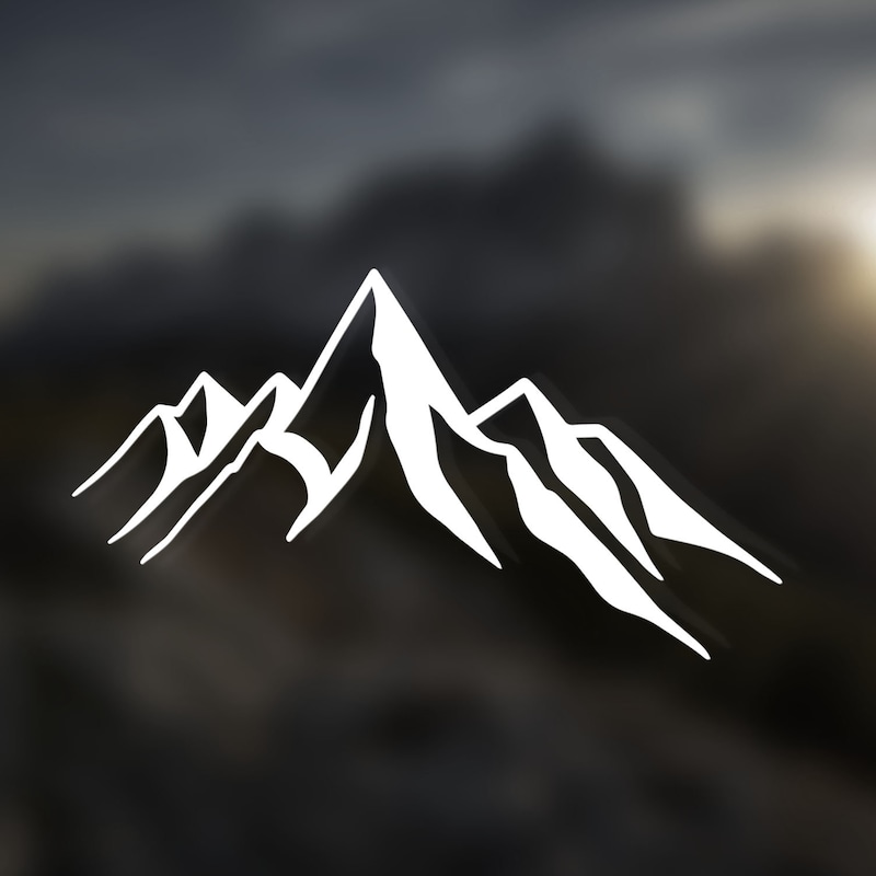 Mountain Decal Car - Etsy