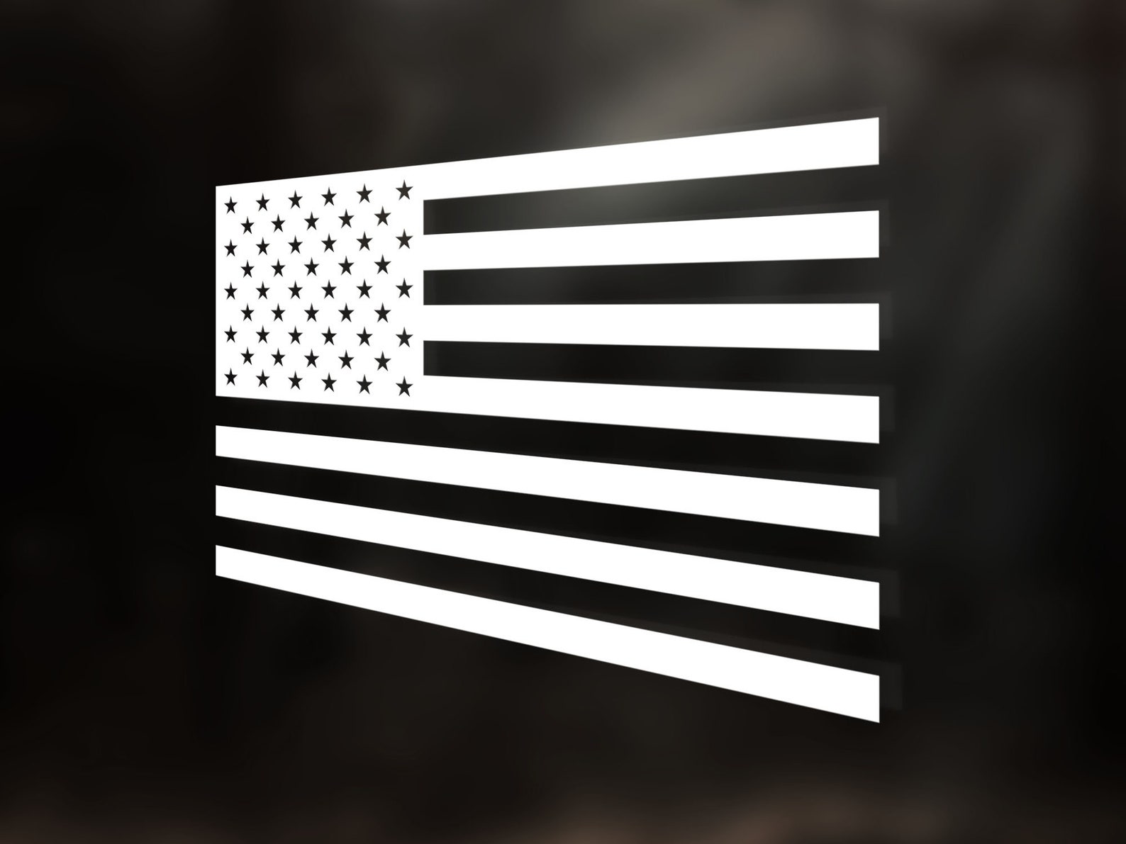 American Flag Decal - Stars and Stripes Vinyl Sticker Decal - Car ...