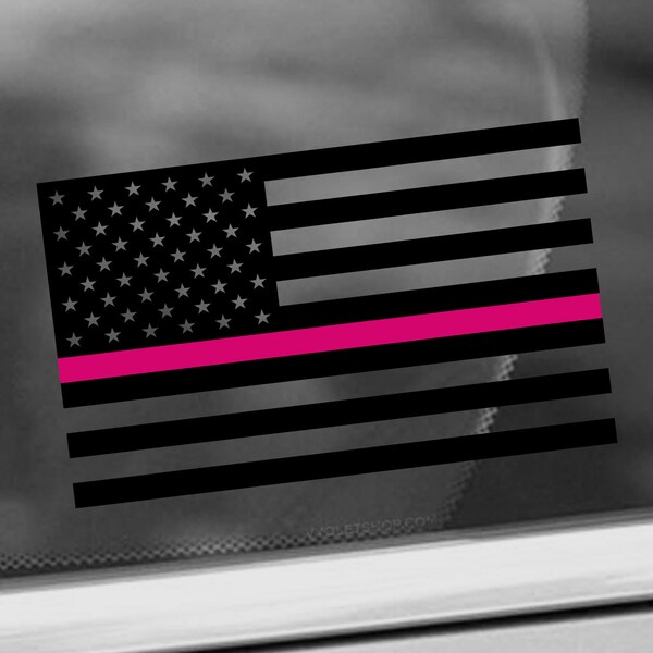Breast Cancer American Flag - Etsy