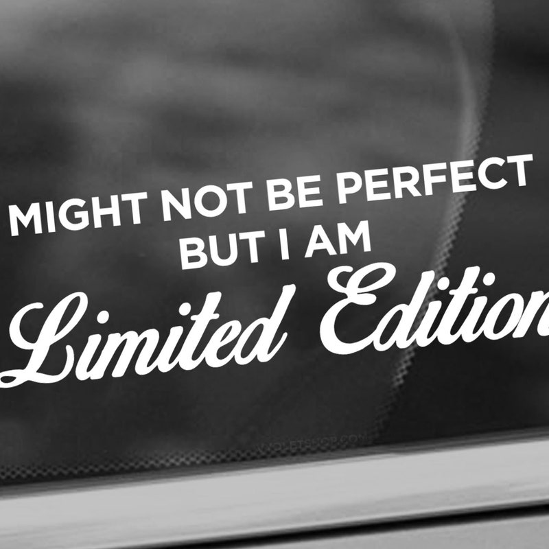 Limited Edition Decal for Car - Etsy