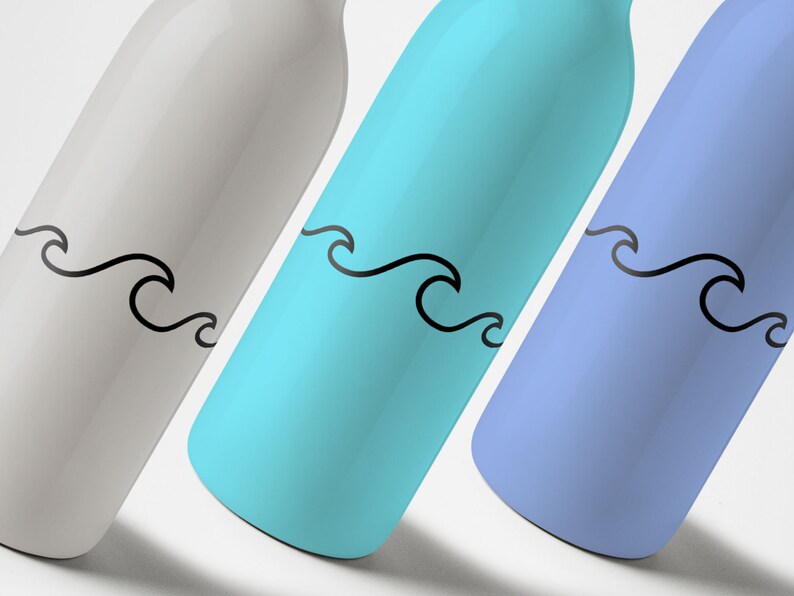 Ocean Wave Vinyl Decal - Beach Decal - Window Decal - Car Decal ...