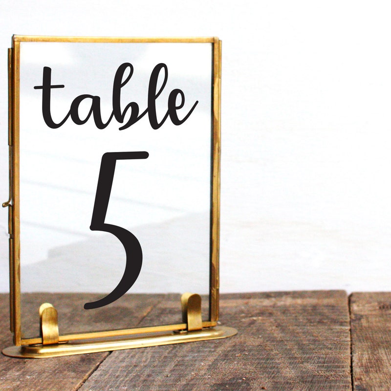 Copper Table Numbers - Etsy