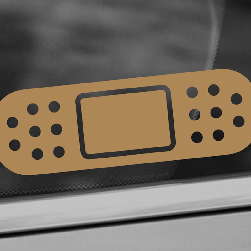 Bandaids Car Decals - Etsy