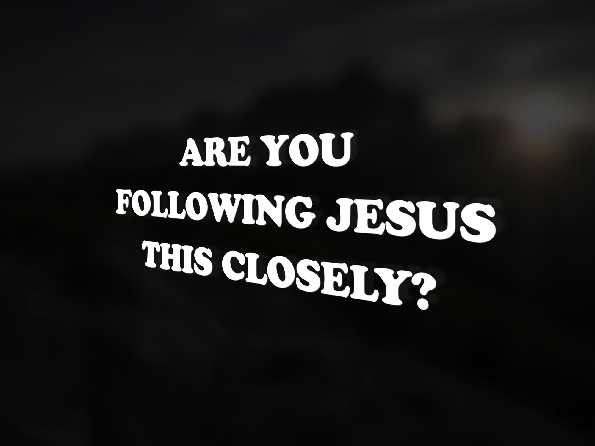 Are You Following Jesus This Closely Decal Religious Vinyl - Etsy