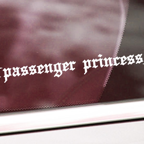 Passenger Princess Sticker - Etsy