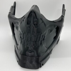 Kabal Half Skull Mask MK9 MK10 MKX MK11 Aftermath Mortal Kombat Mask ...