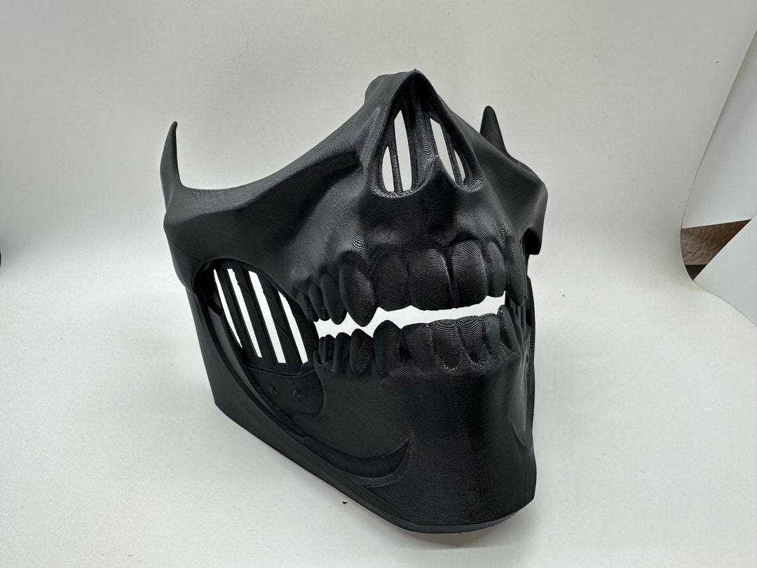 Kabal Erron Half Skull Mask MK9 MK10 MKX MK11 Aftermath Mortal Kombat ...