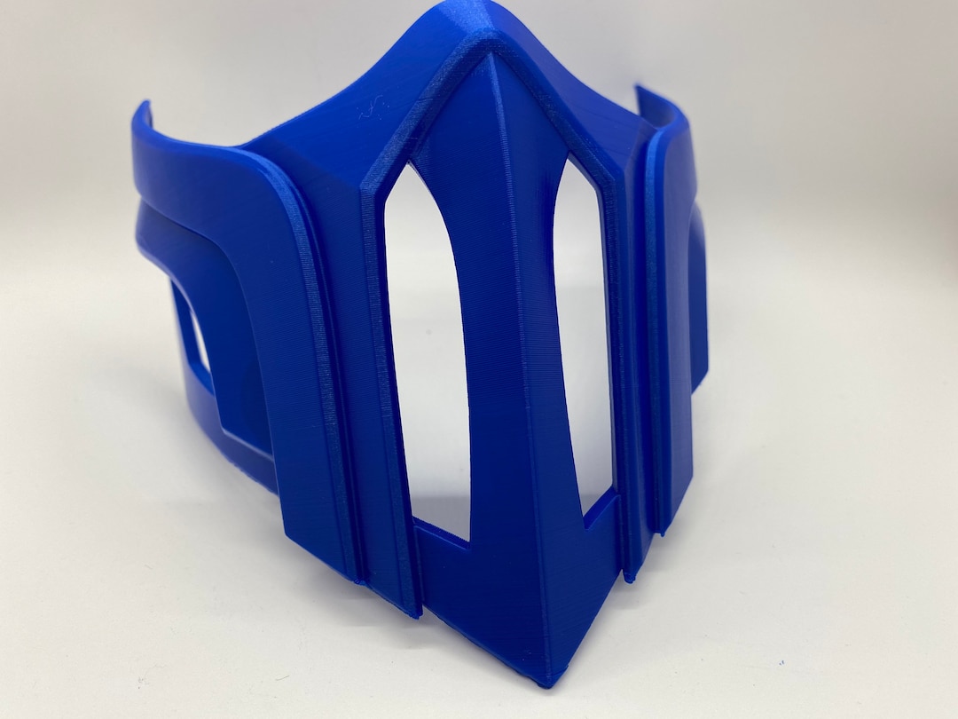 Mortal Kombat Mask Sub Zero. Subzero Raw 3d Printed. 3d Printed Mk11 ...