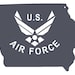 Custom U.S. Air Force Metal Sign - Etsy