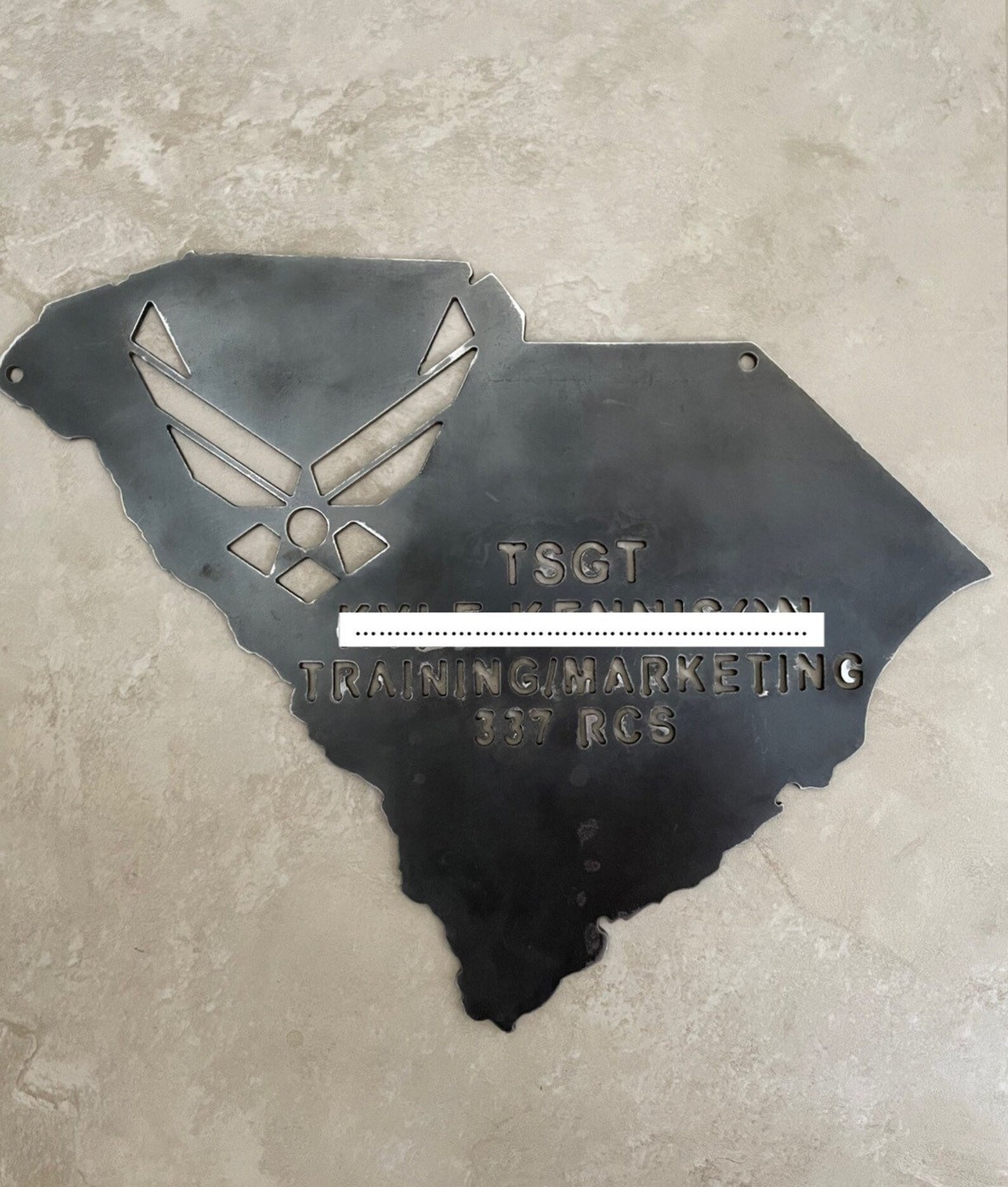 Custom U.S. Air Force Metal Sign - Etsy