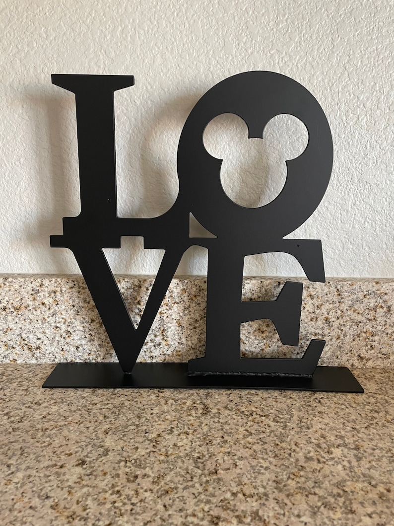Metal Love Sign - Etsy