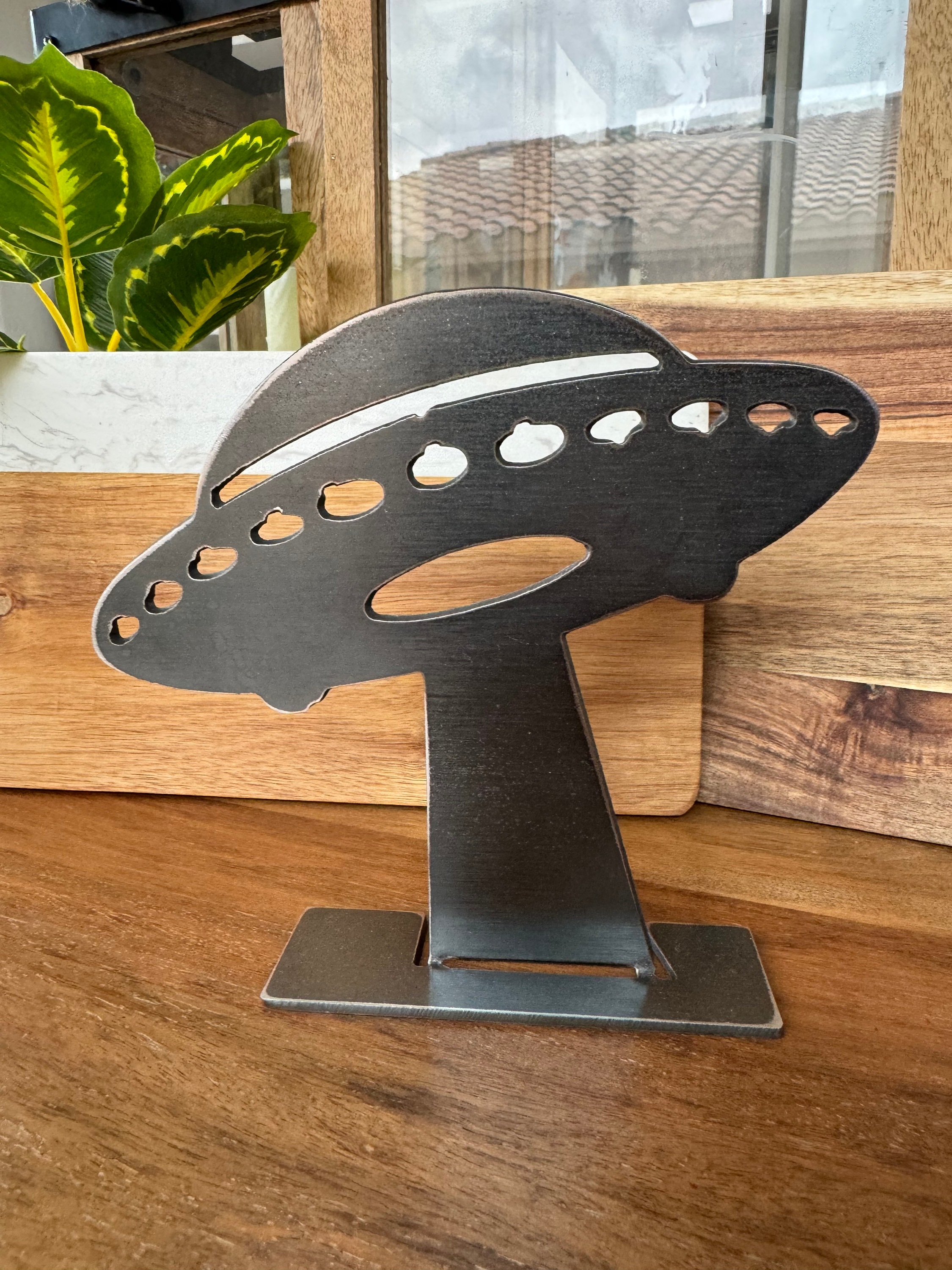 Alien and UFO Metal Statues - Etsy
