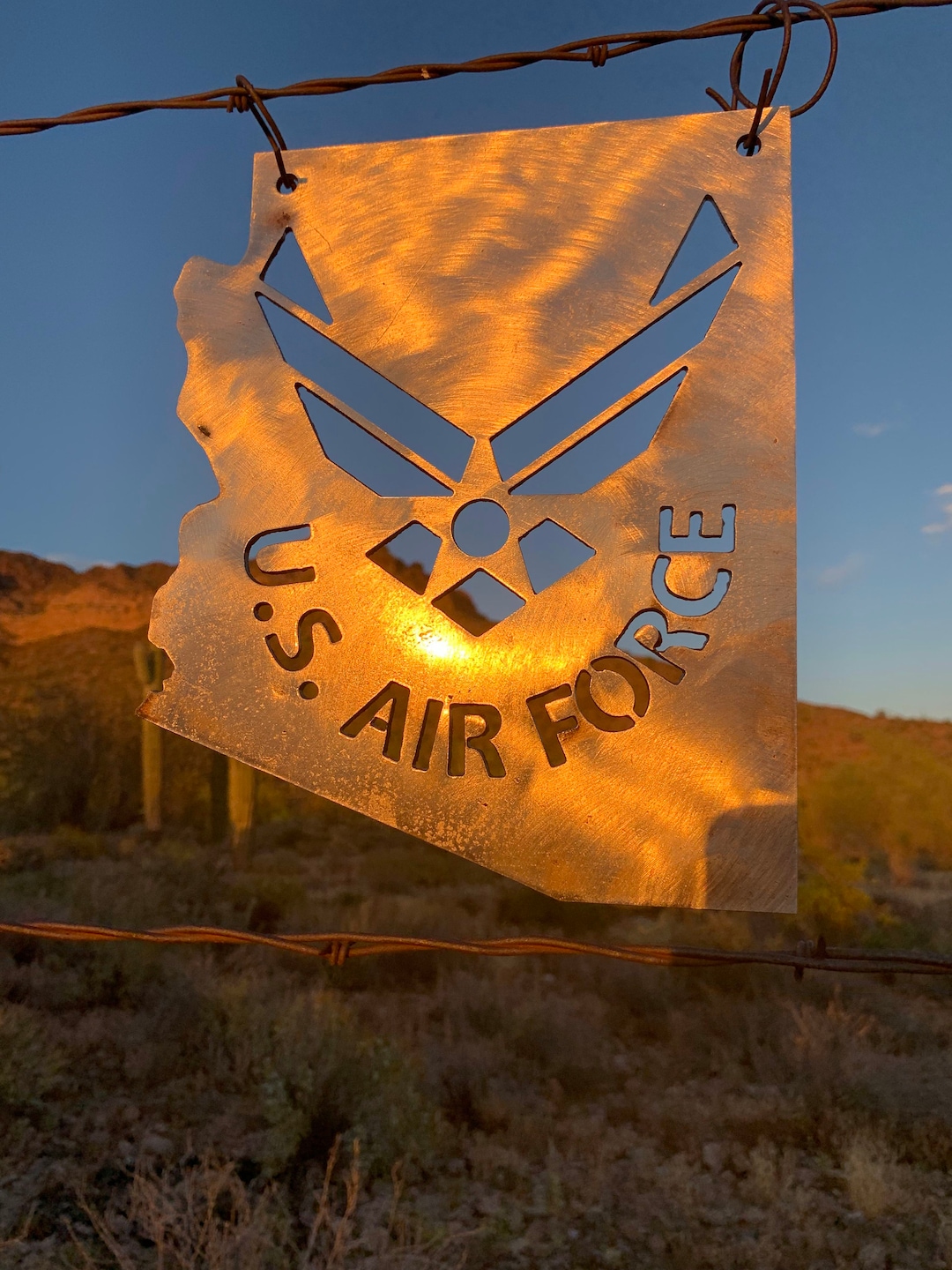 Custom U.S. Air Force Metal Sign - Etsy