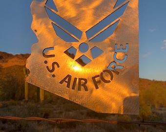 Metal Air Force Sign | Etsy