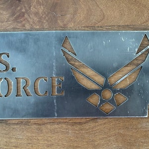 Custom U.S. Air Force Metal Sign - Etsy