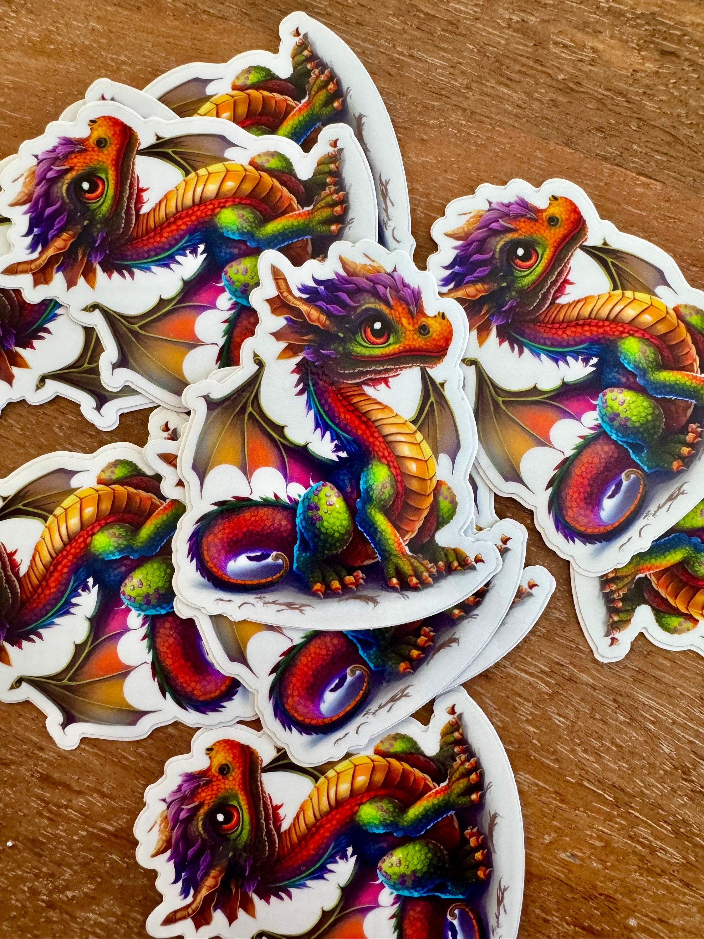 Baby Dragon Sticker - Etsy