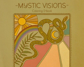 Mystic Coloring Book - Etsy