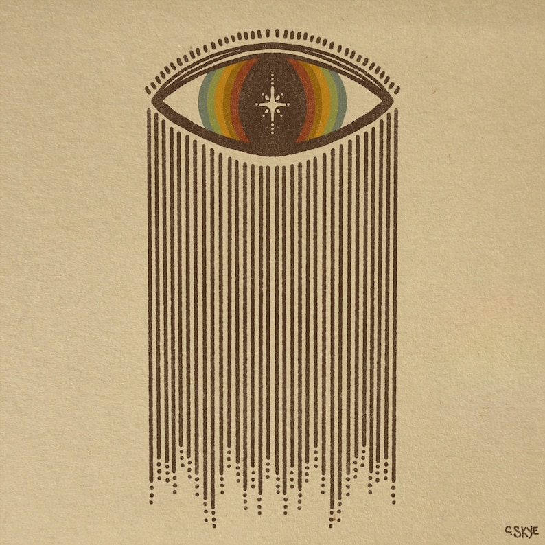 Authenticity Open Edition Art Print Contemporary Art Eye Art Mystic Art ...