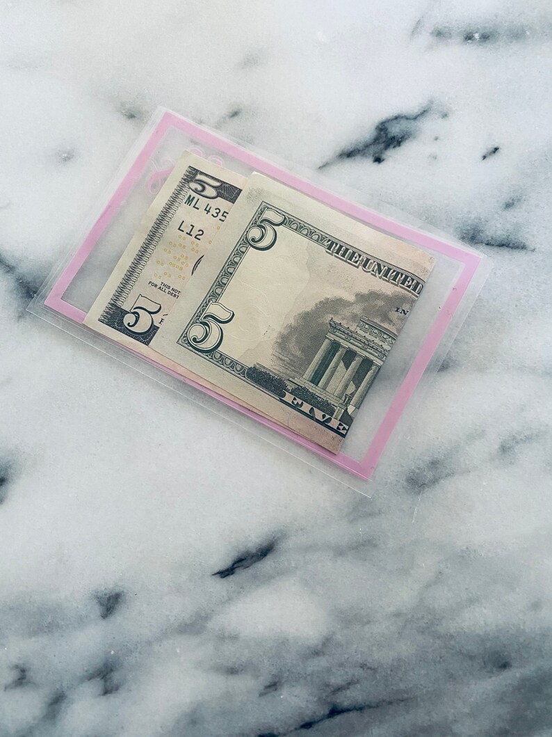 MINI Clear Cash Envelopes Money Envelopes Budget System - Etsy