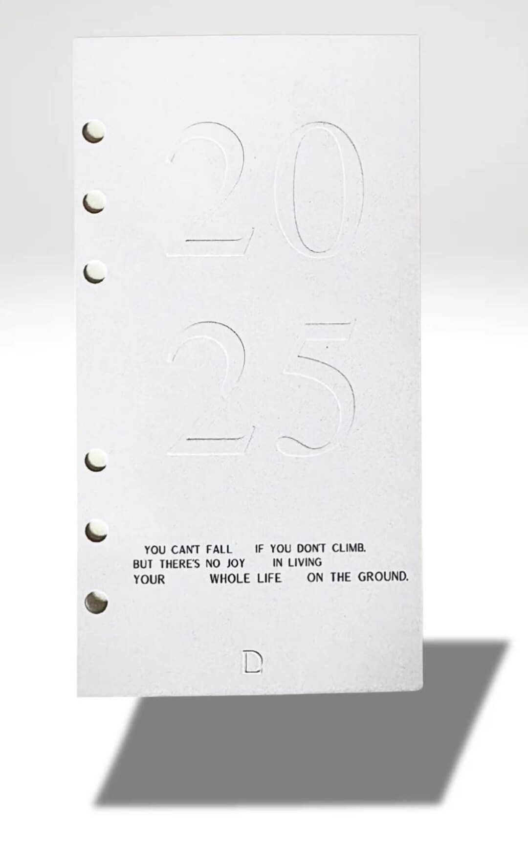 2025 Embossed Velvet Cardstock A6 Dashboard | Planner Accessories ...