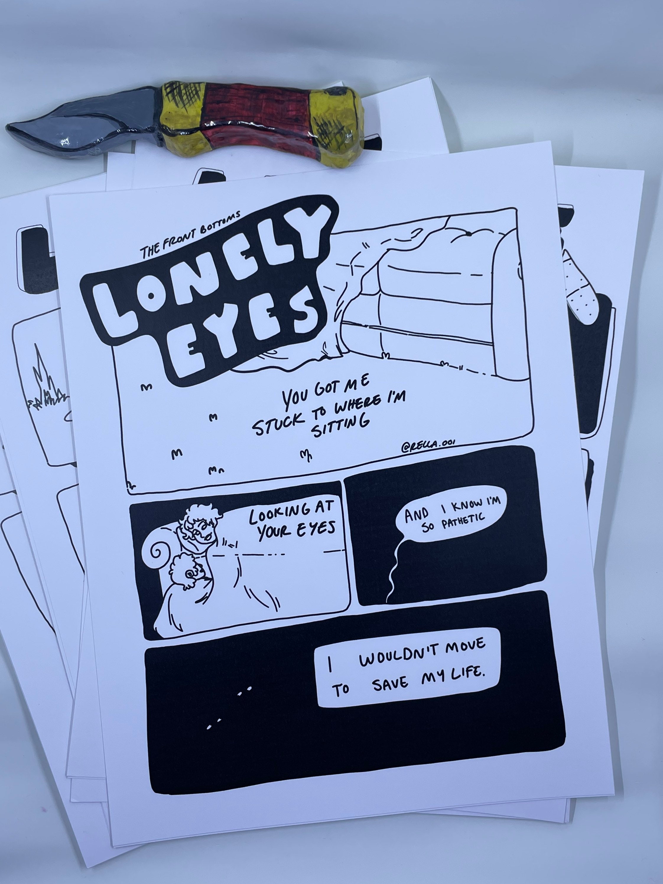 Lonely Eyes - the Front Bottoms Print - Etsy