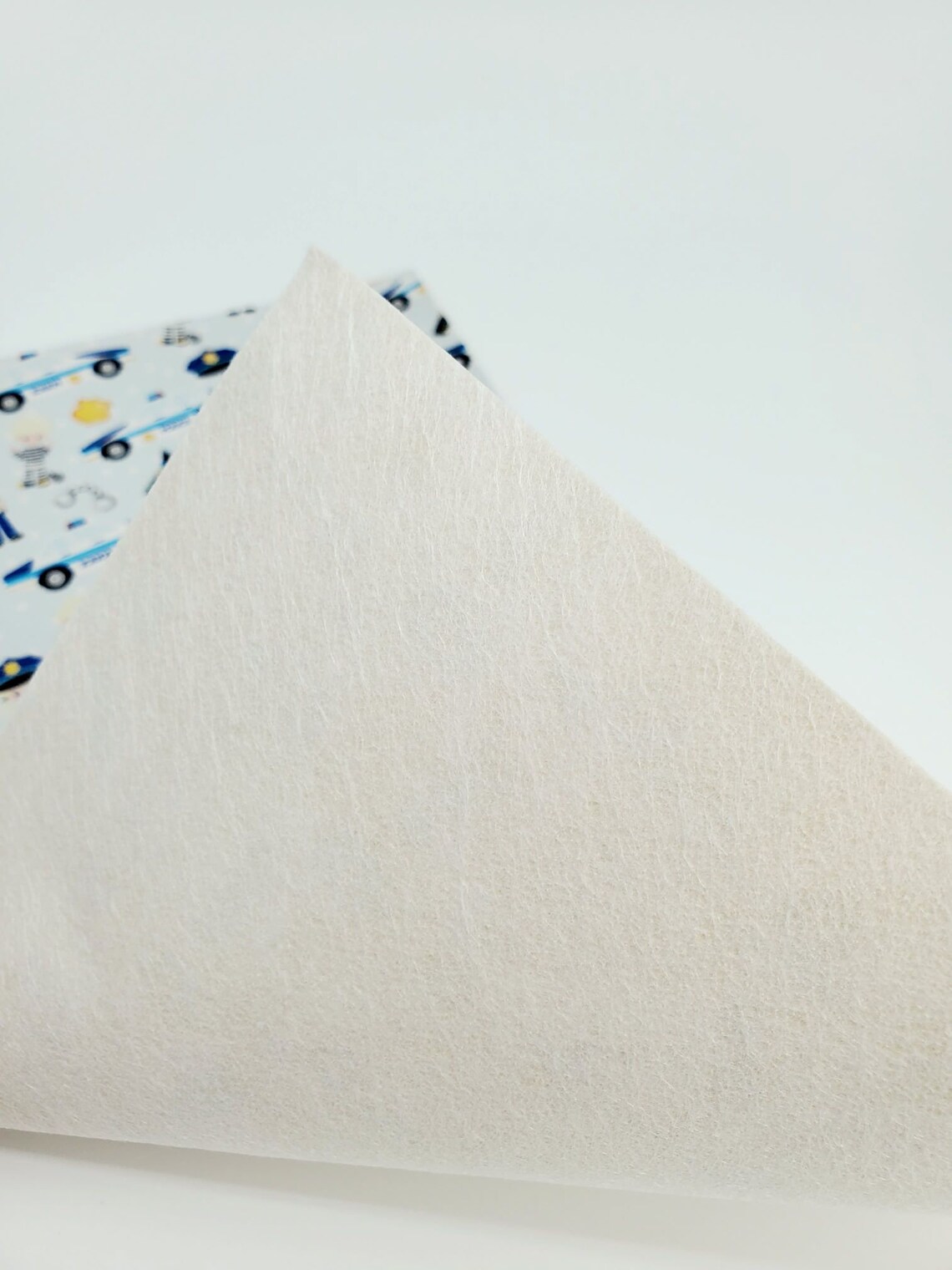 POLICE Faux Leather Sheet Cops and Robbers Fabric Sheet | Etsy