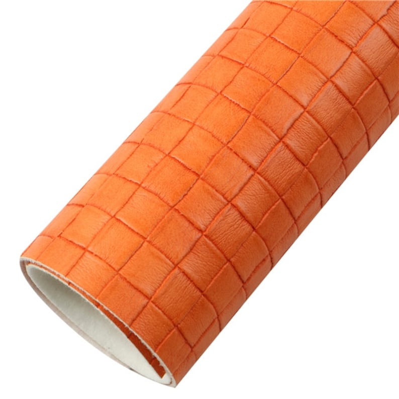 ORANGE Bump Texture Synthetic Leather Sheet Orange Bump - Etsy