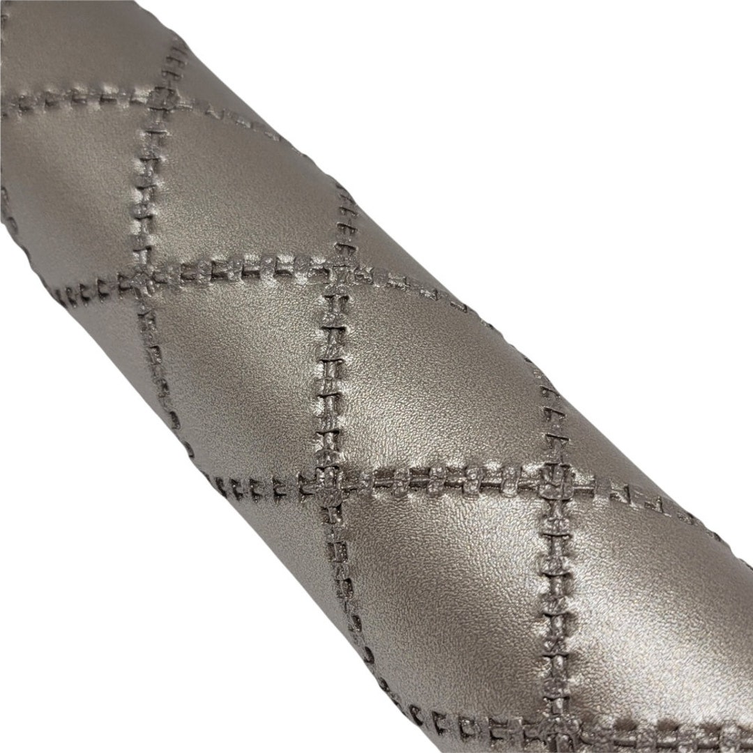 ASHLEY GRAY Bump Texture Synthetic Leather Sheet, Silver Bump Leather ...