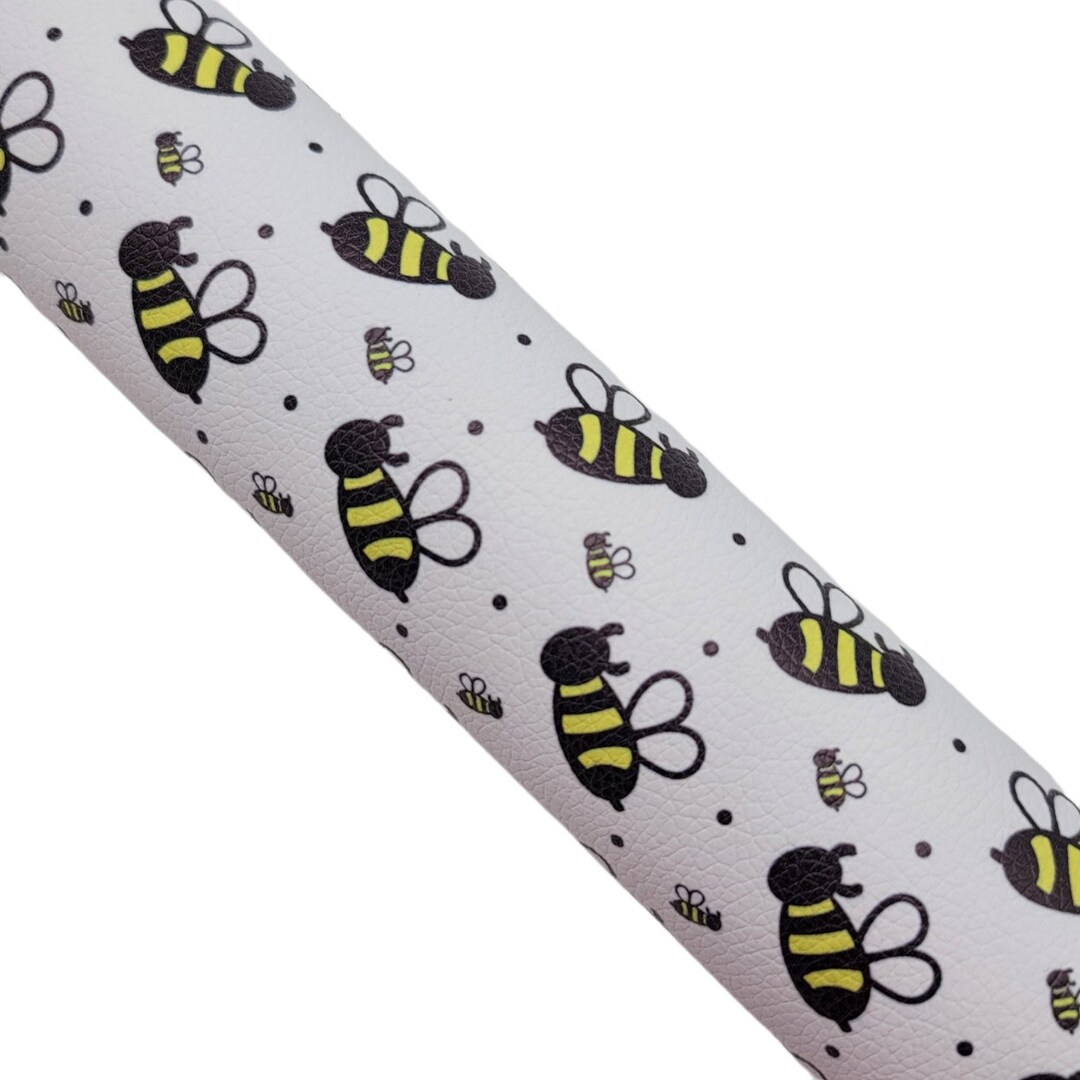 BEES Faux Leather Sheet, Bee Synthetic Leather, Hair Bows - Etsy