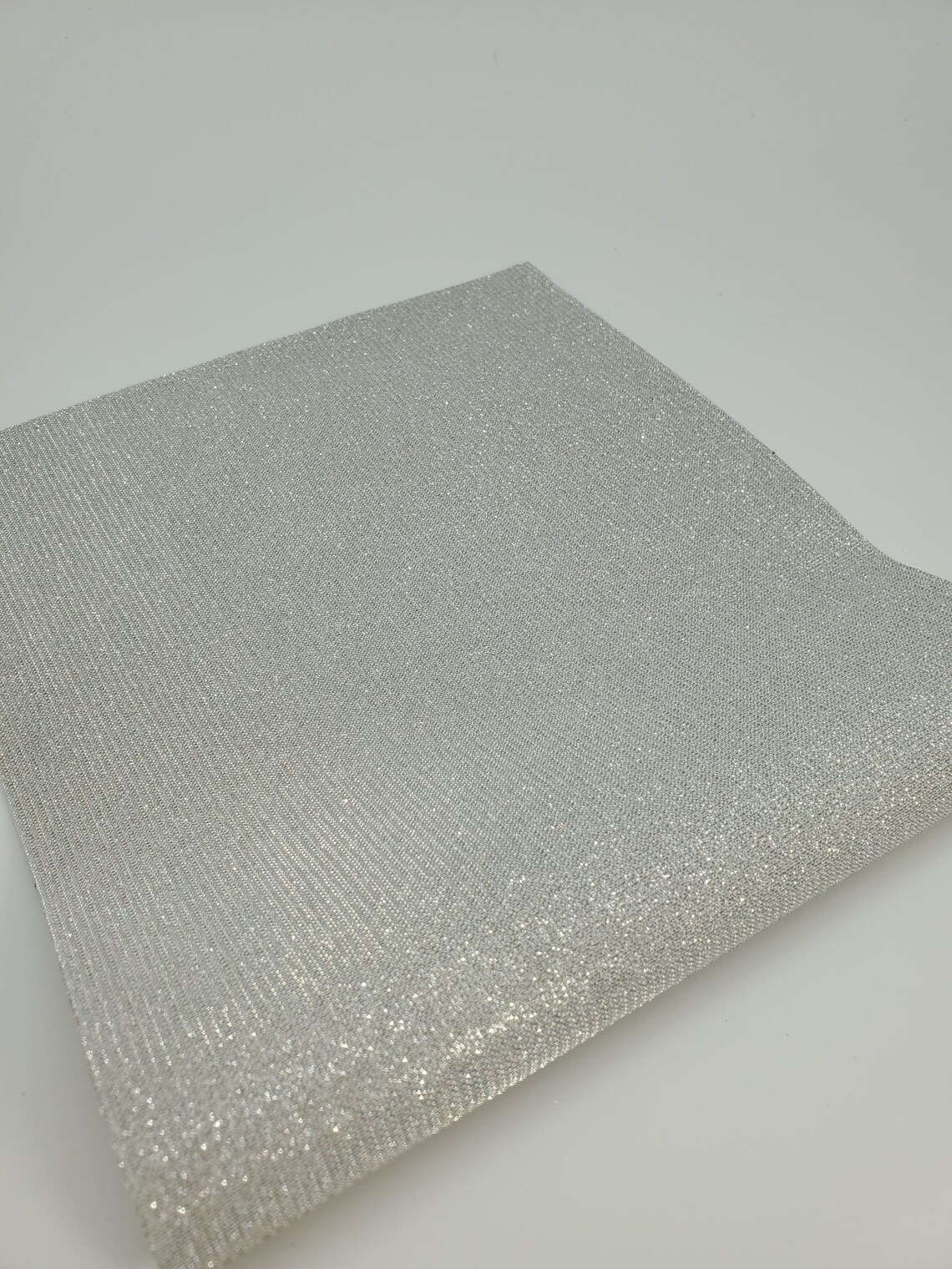 SILVER Fine Glitter Bump Texture THIN Fabric Sheet Silver - Etsy