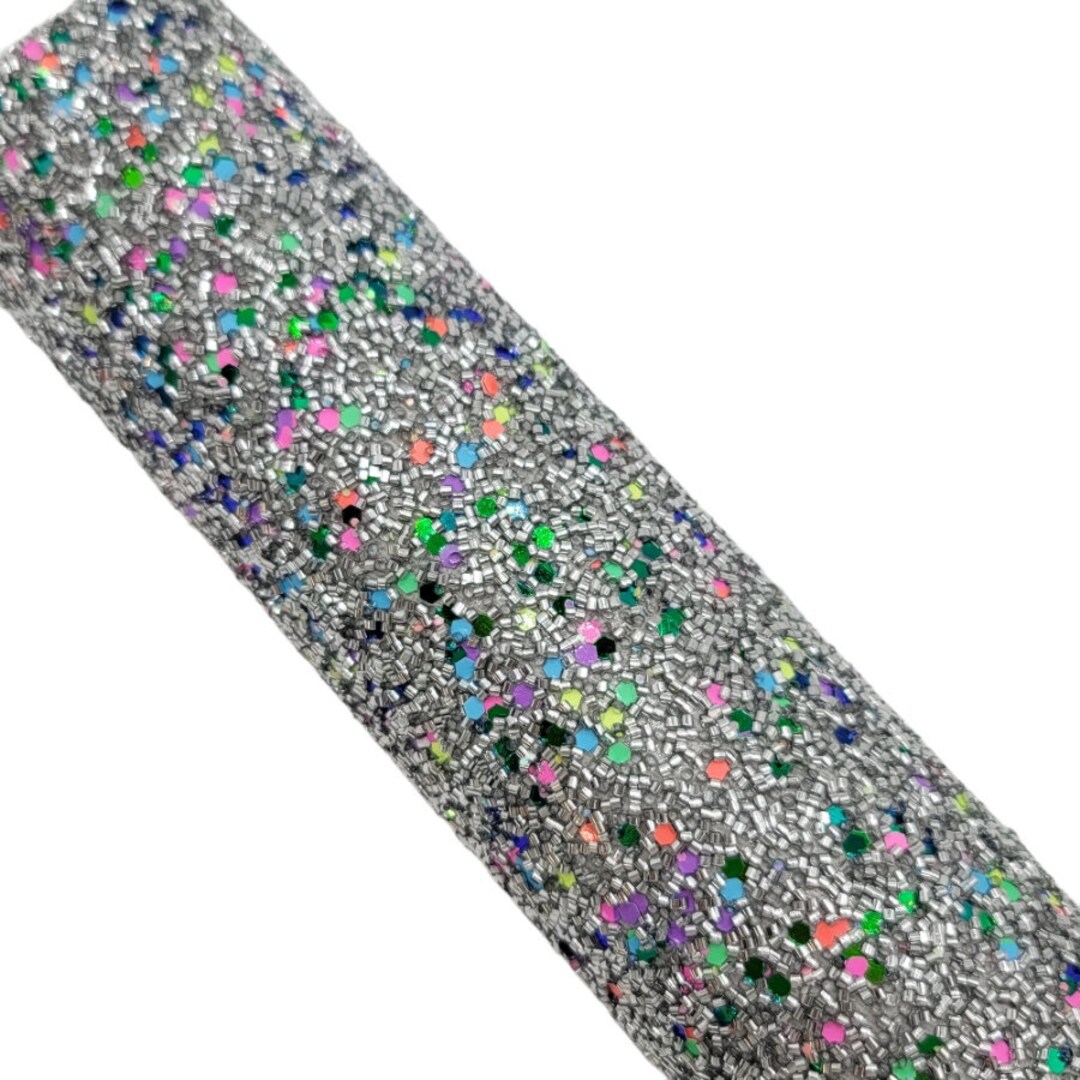 SILVER Tinsel With Multicolor Sequins Sheet - Etsy