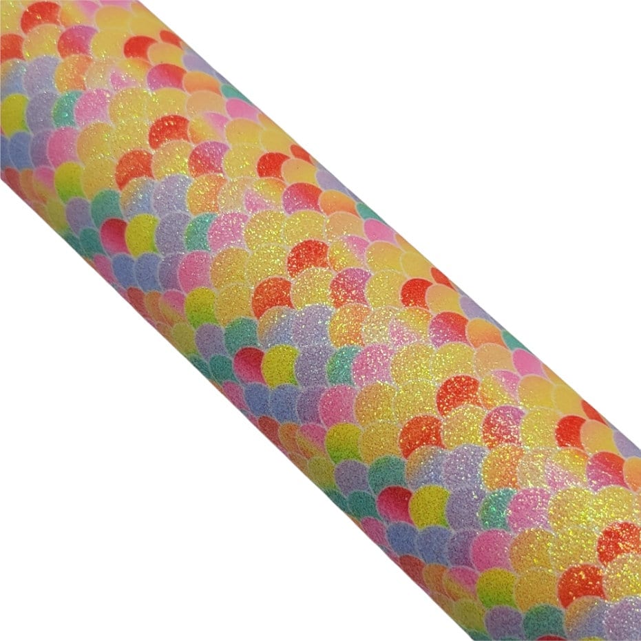 MERMAID SCALE Fine Glitter Canvas Sheet Glitter Scale Canvas - Etsy