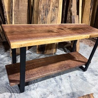Live Edge Console - Etsy