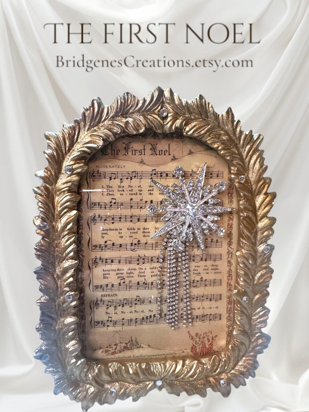 Decorative Framed First Noel Star - Etsy