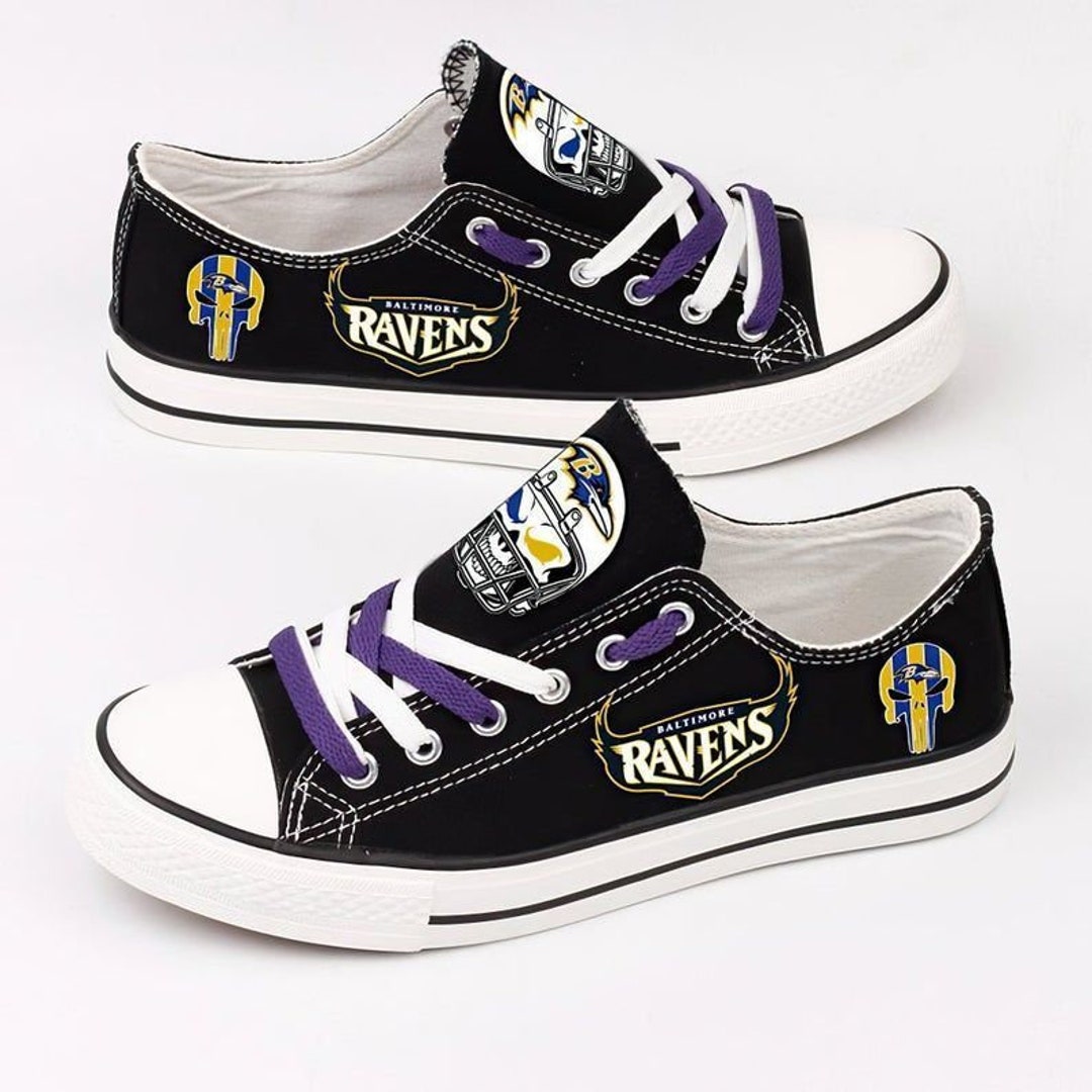 Baltimore Ravens NFL Football Gift for Fans Low Top Custom - Etsy