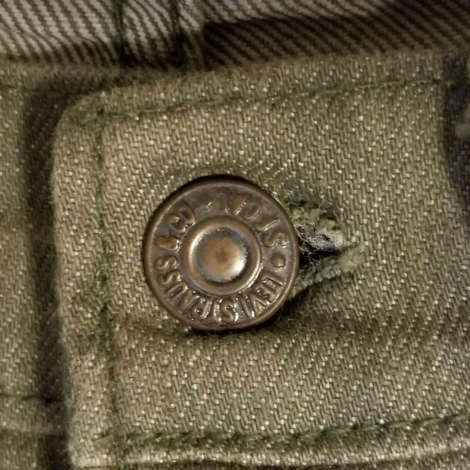 Levi’s 1960s Army Green BIG E Jeans Black / Gold Tab Men's 30 X 30 ...