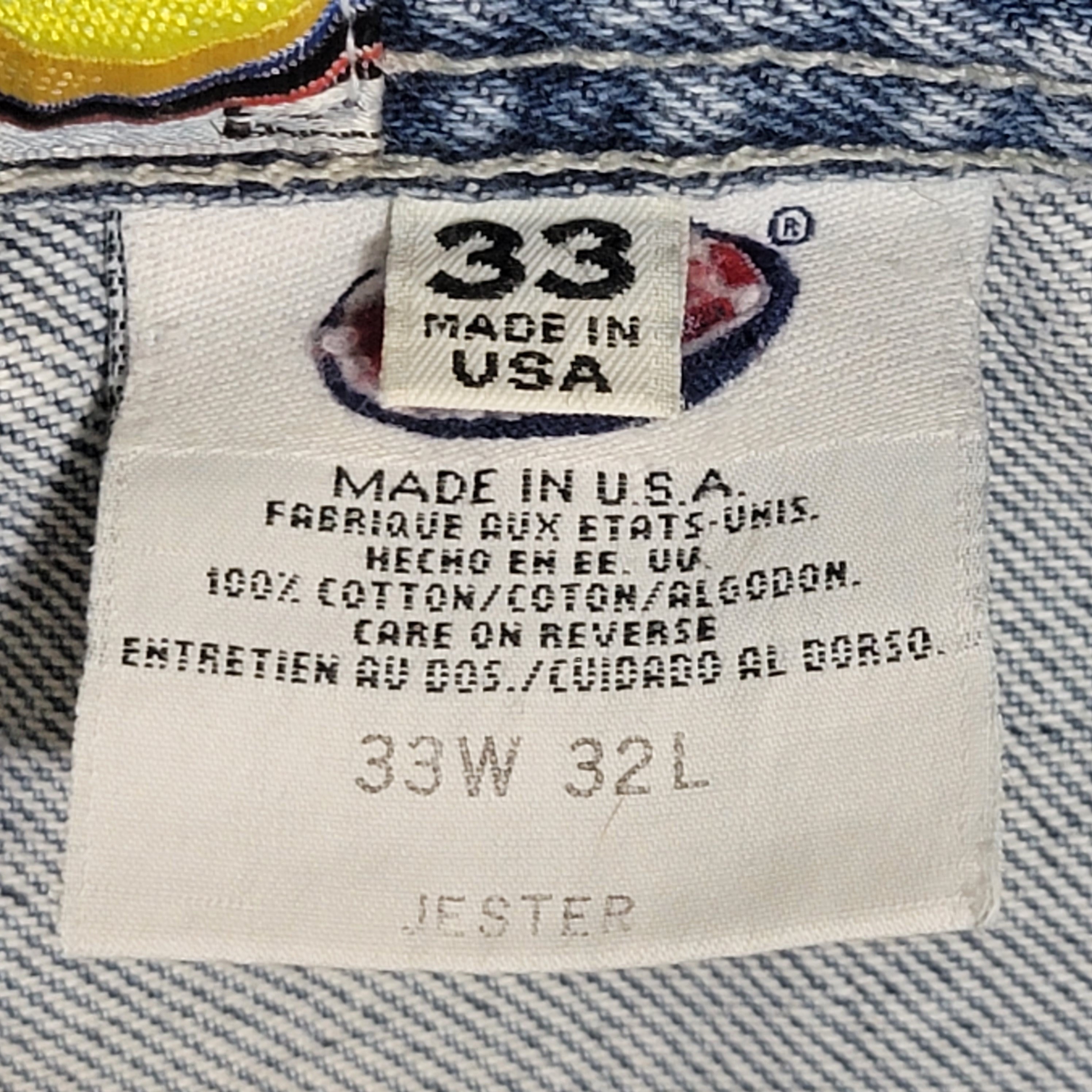 Vintage 90s JNCO Jesters 168 Thrashed Skater Baggy Jeans Men's Actual ...